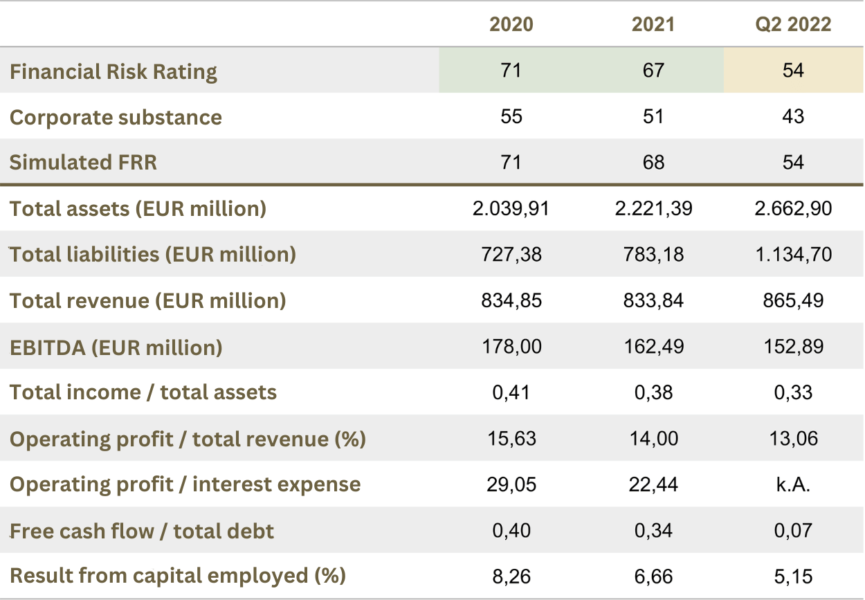 Financial Risk Report of the BAMAC GROUP